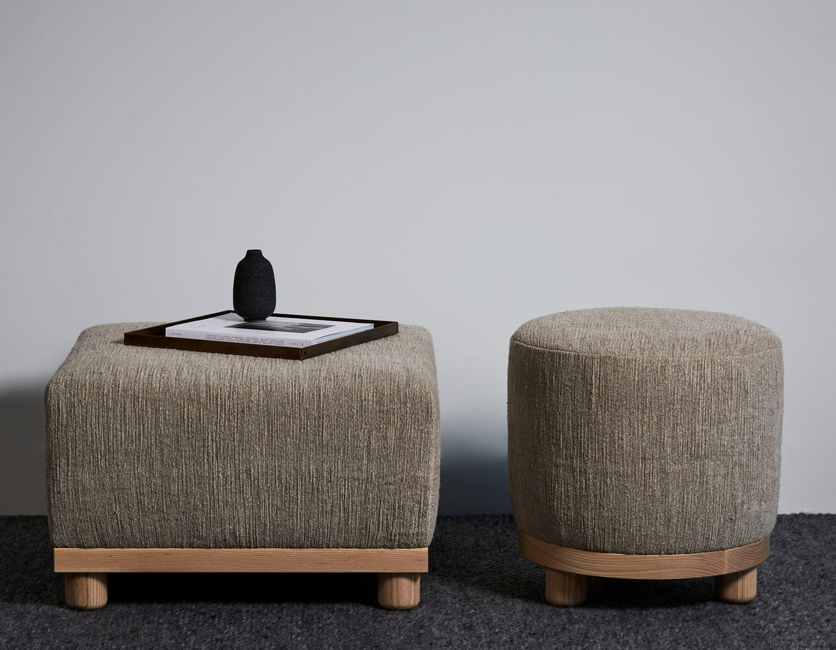 PDG – Square Ottoman - Hemp Oaxaca | Provide