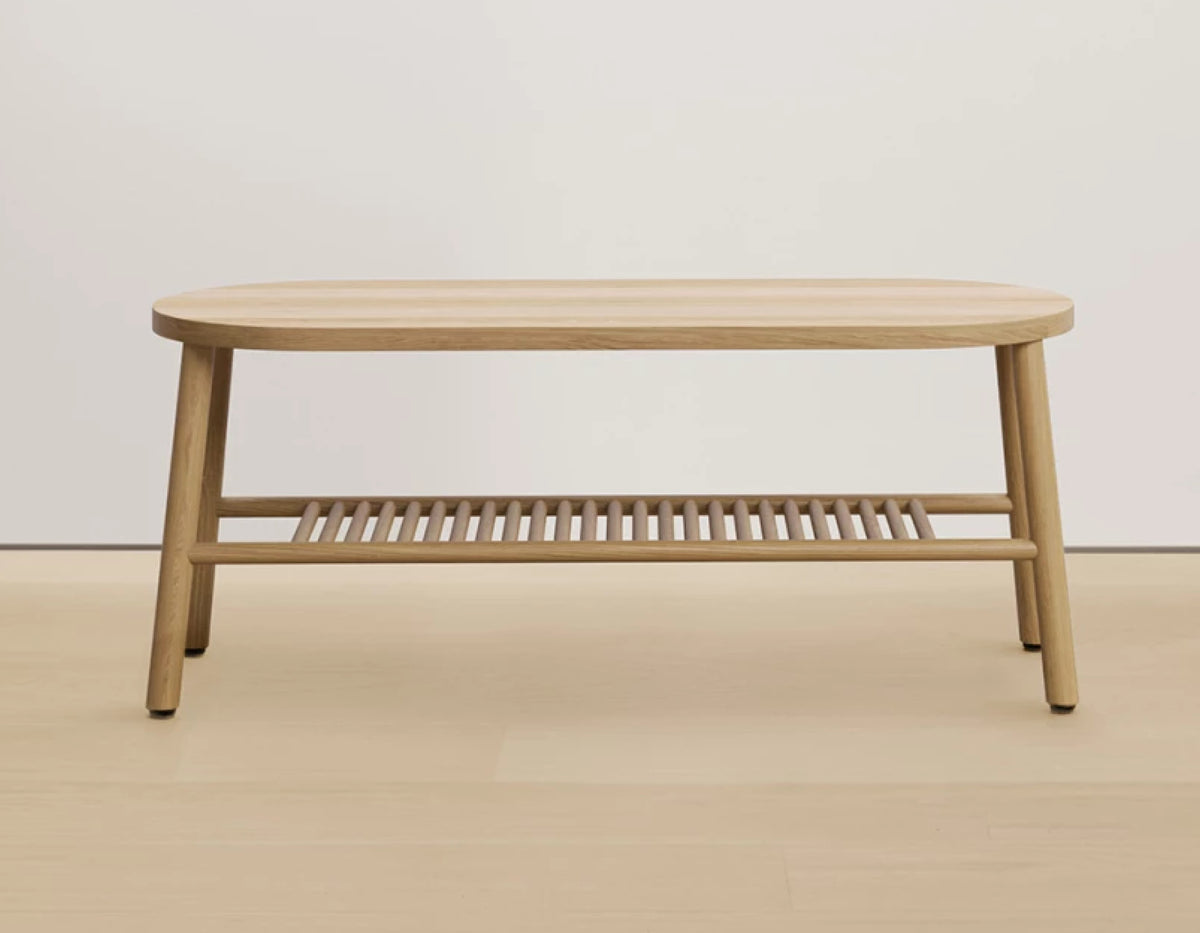 Vaste - Tame Bench - White Oak - W36" x D 14" x H18" | Provide